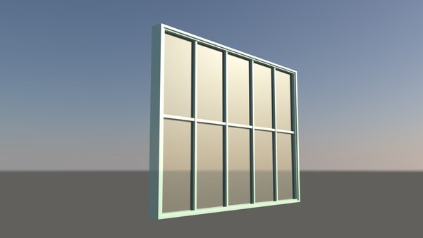 3d house window model