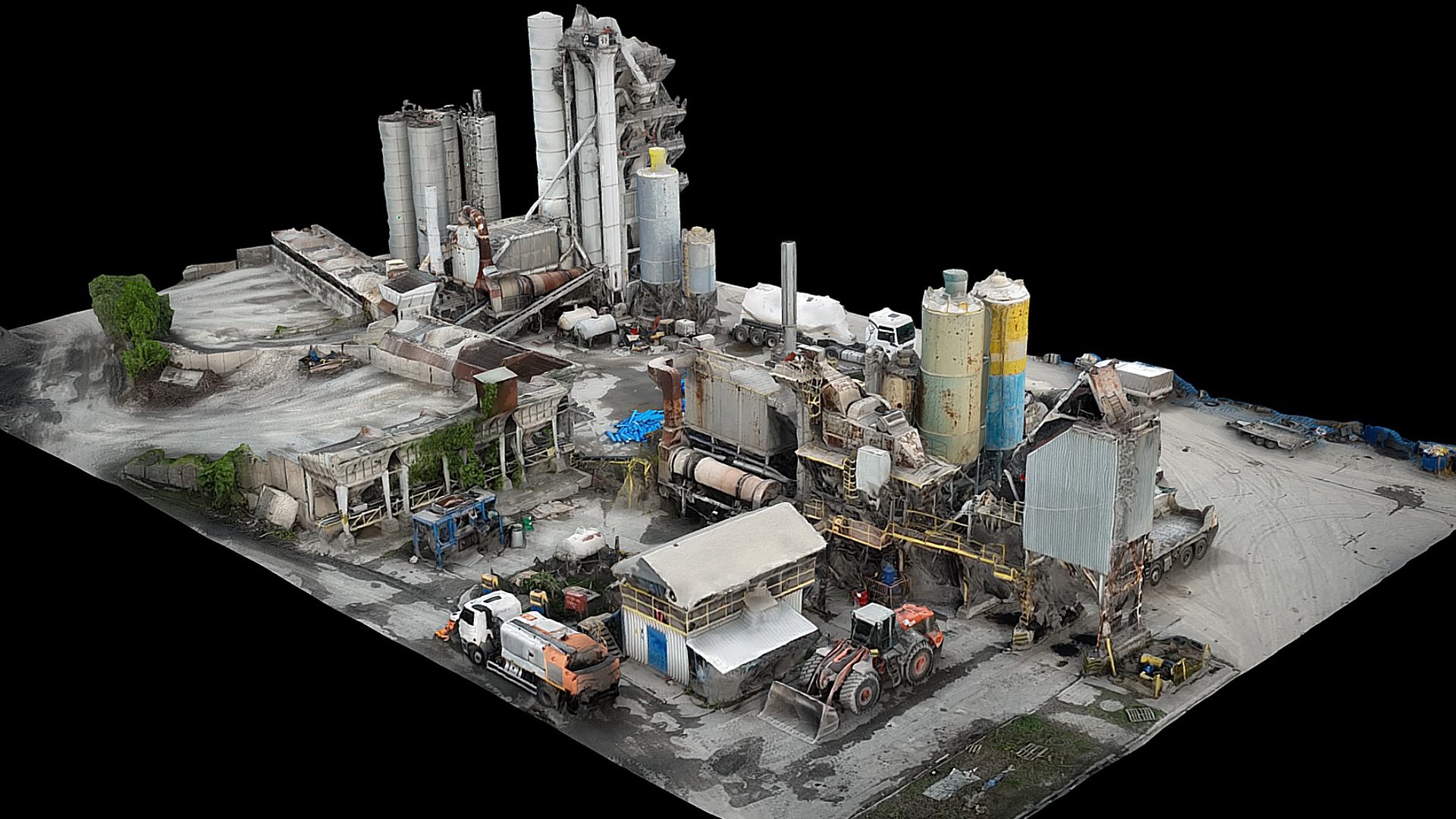 3D Factory Plant Industrial Terrain RAW Drone Scan Model - TurboSquid ...