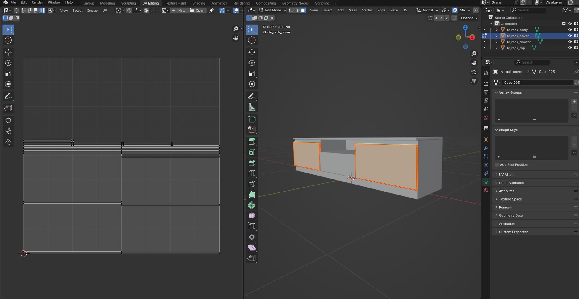 TV Rack N11 Model - TurboSquid 2414571