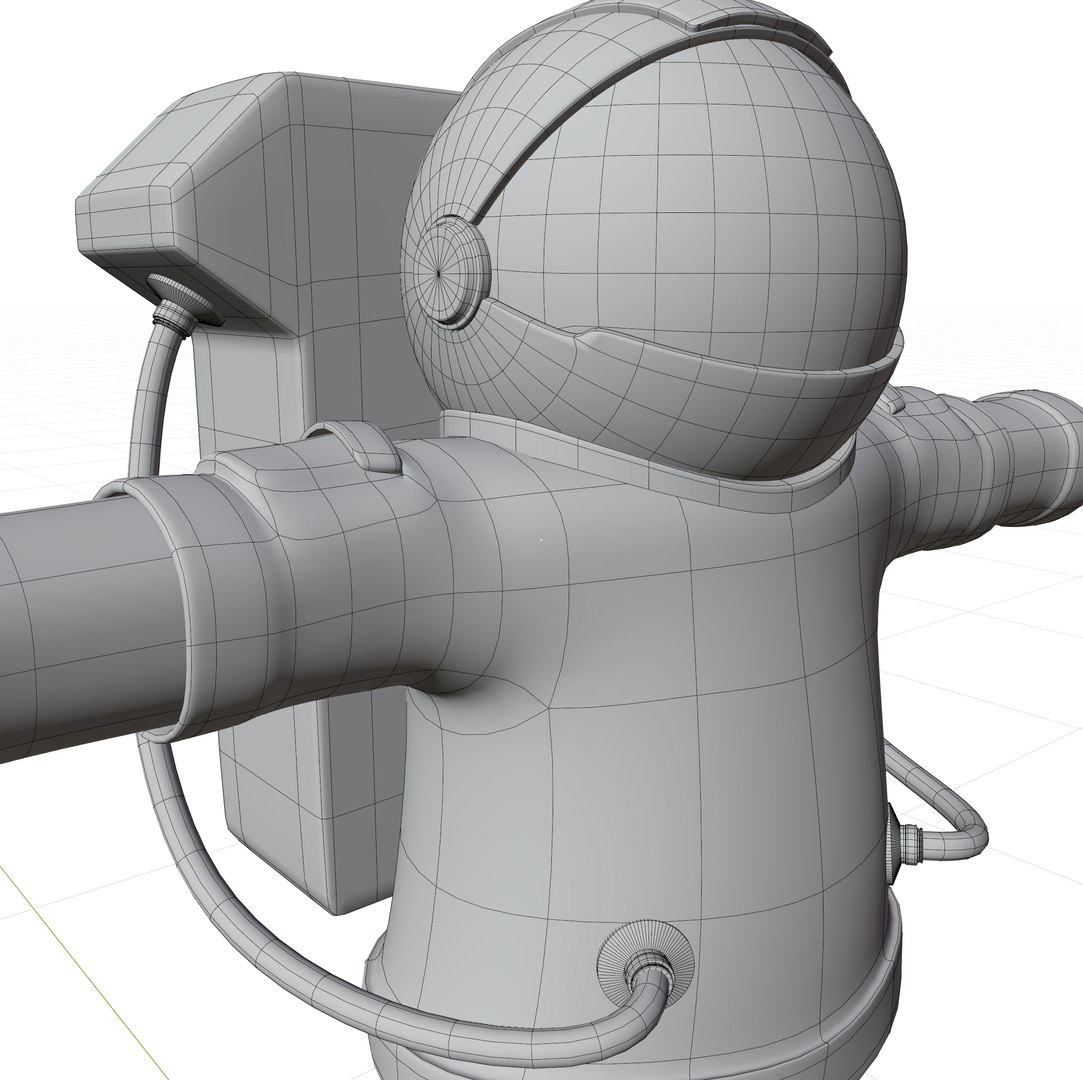 Astronaut Cartoon Toon 3D Model - TurboSquid 1635325