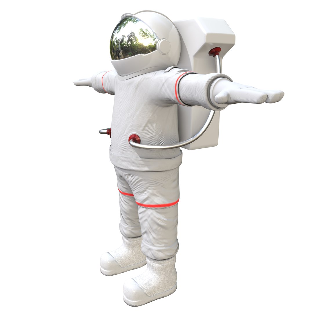 Astronaut Cartoon Toon 3D Model - TurboSquid 1635325