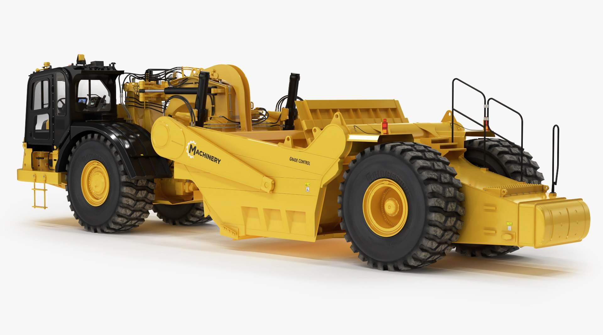 Wheel tractor-scrapers 3D - TurboSquid 1405729