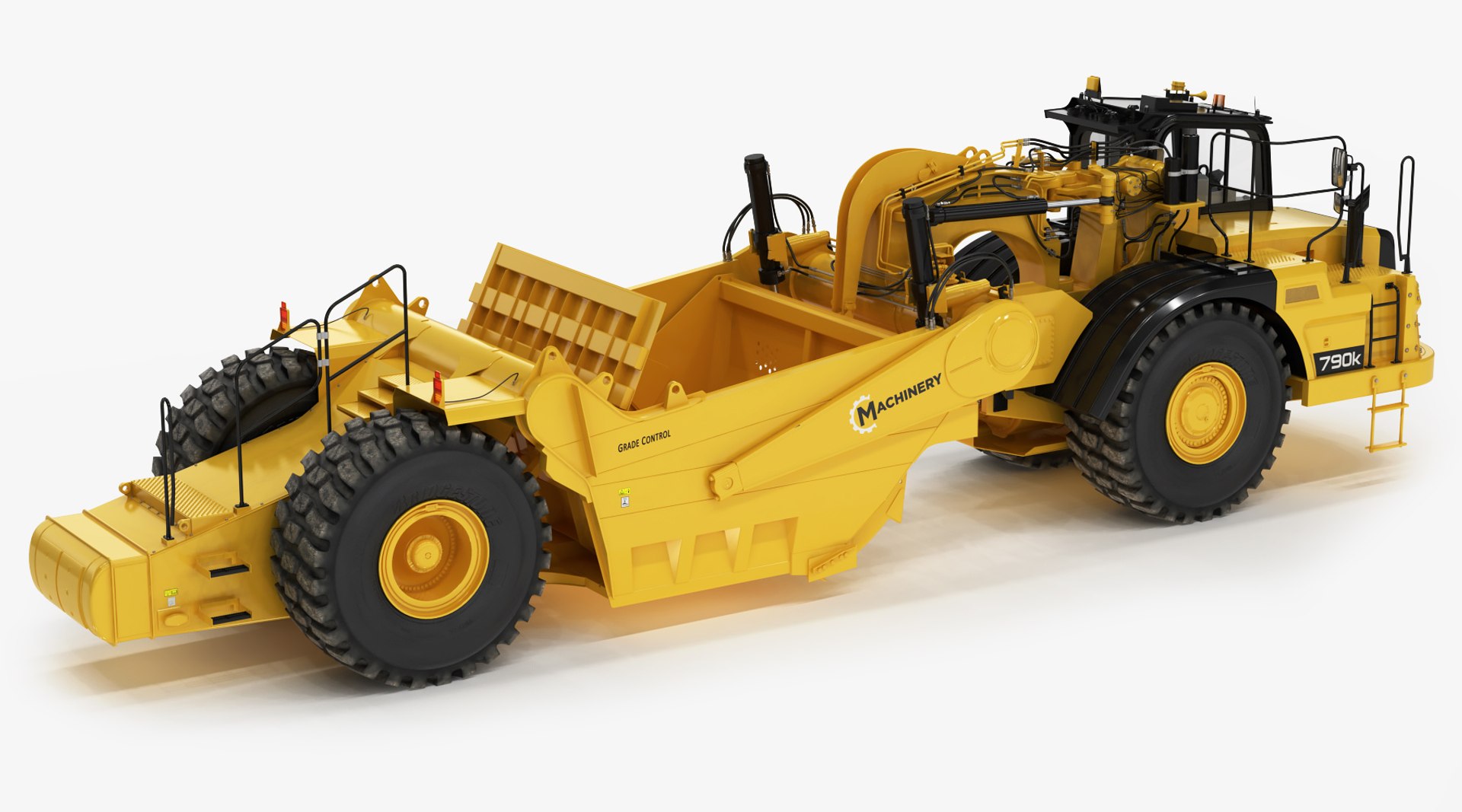 Wheel tractor-scrapers 3D - TurboSquid 1405729