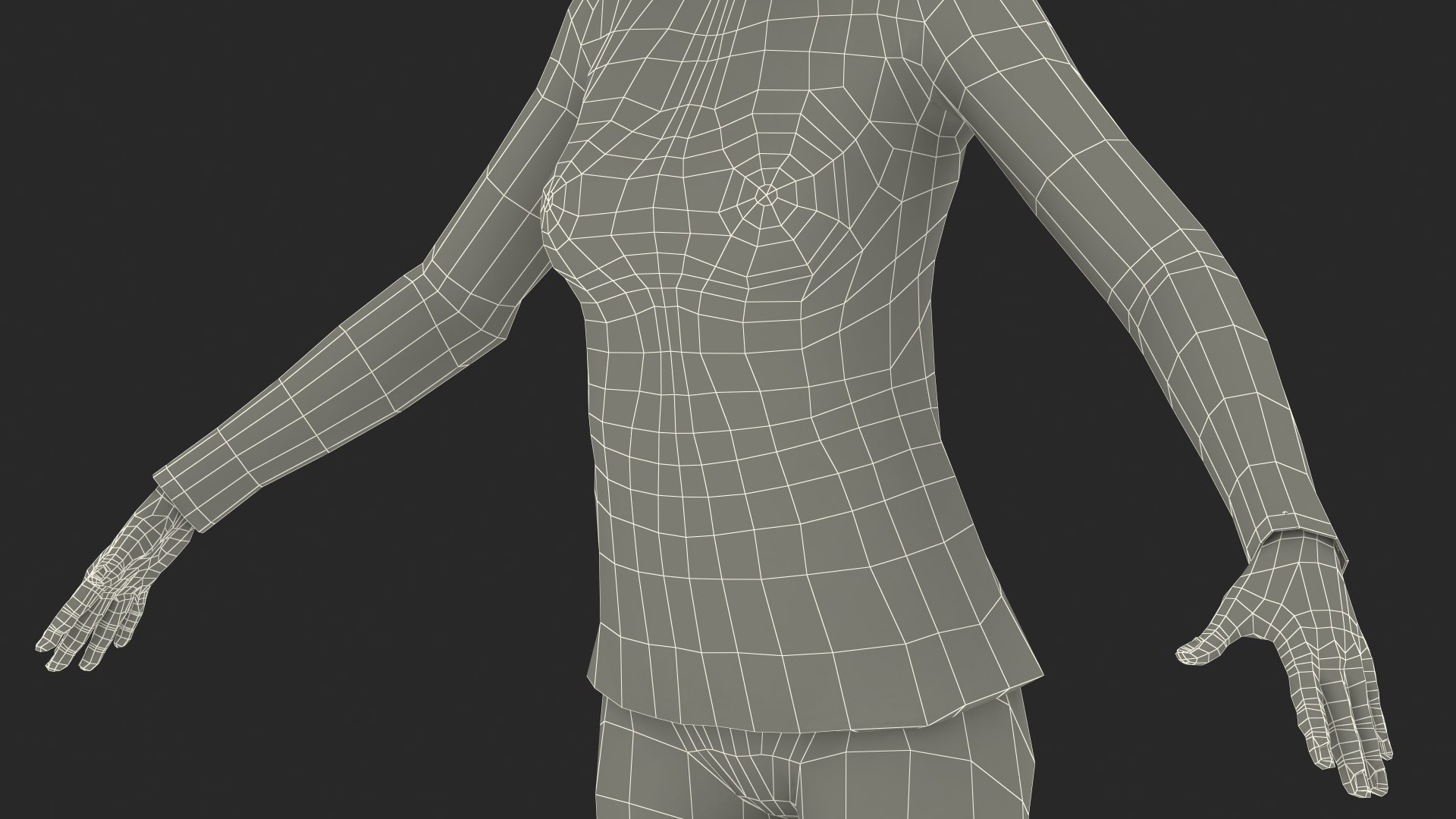 3D Asian Woman In Sportswear T Pose - TurboSquid 1784336