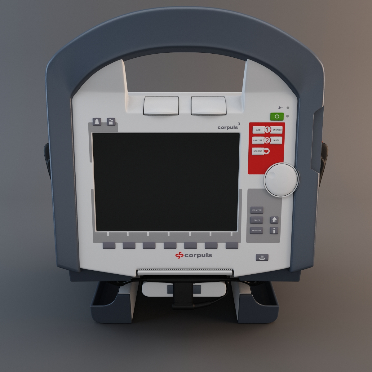 3d model corpuls defibrillator