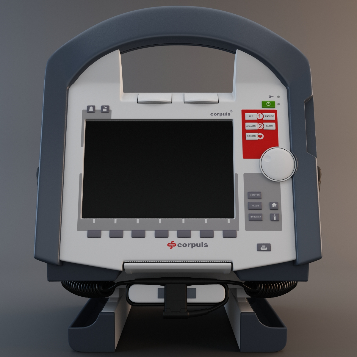 3d model corpuls defibrillator