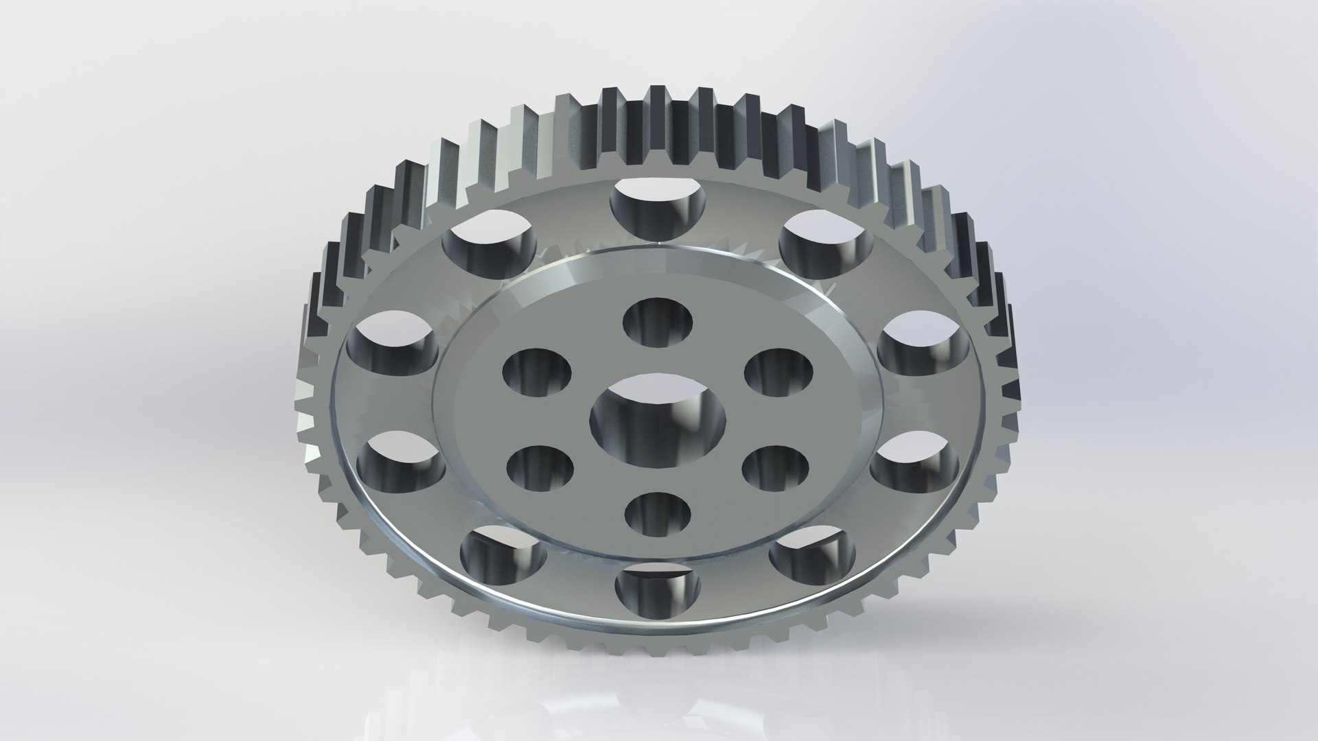 Lightened Flywheel 3D Model - TurboSquid 1216111