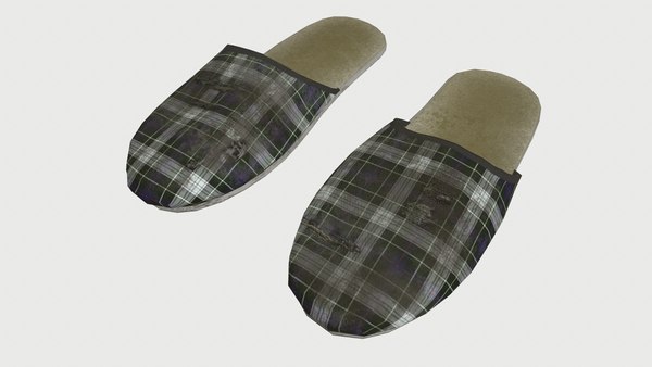 3d slippers model