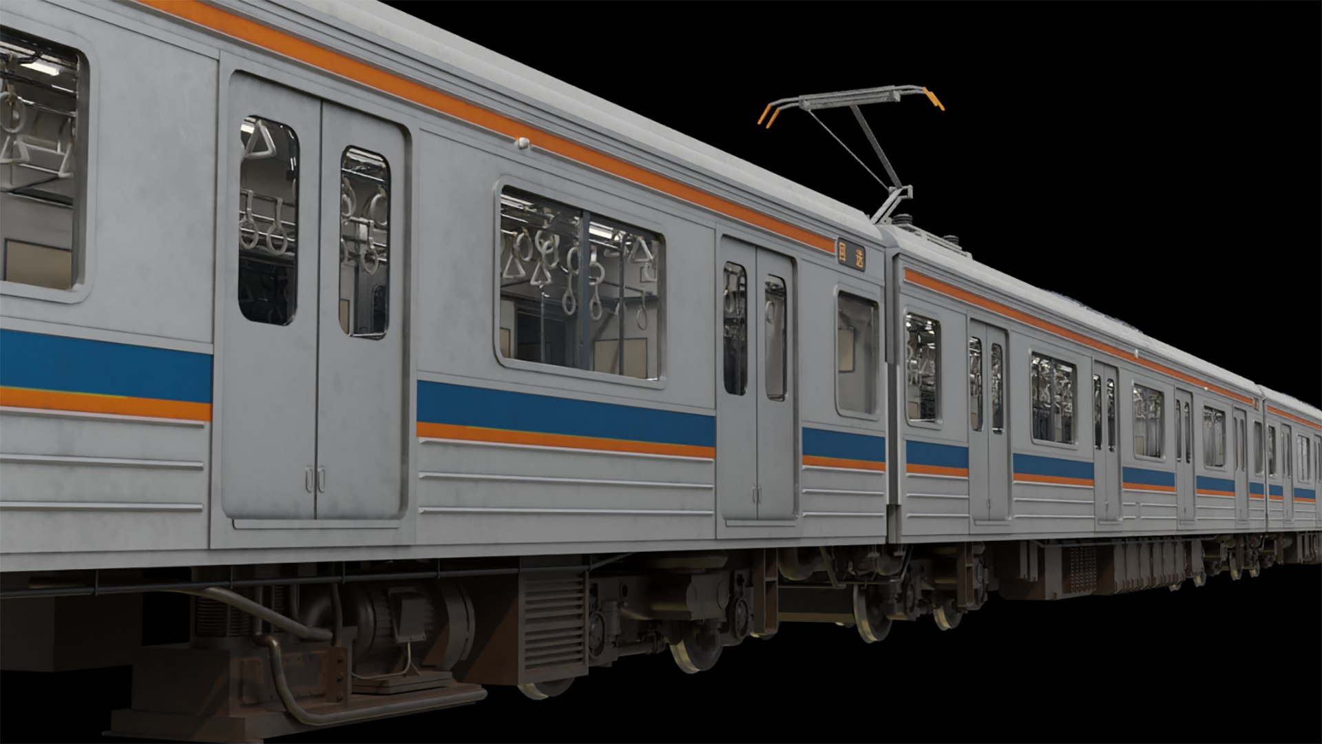 3D Train Japan Railway 205-1000 Series - TurboSquid 2297629