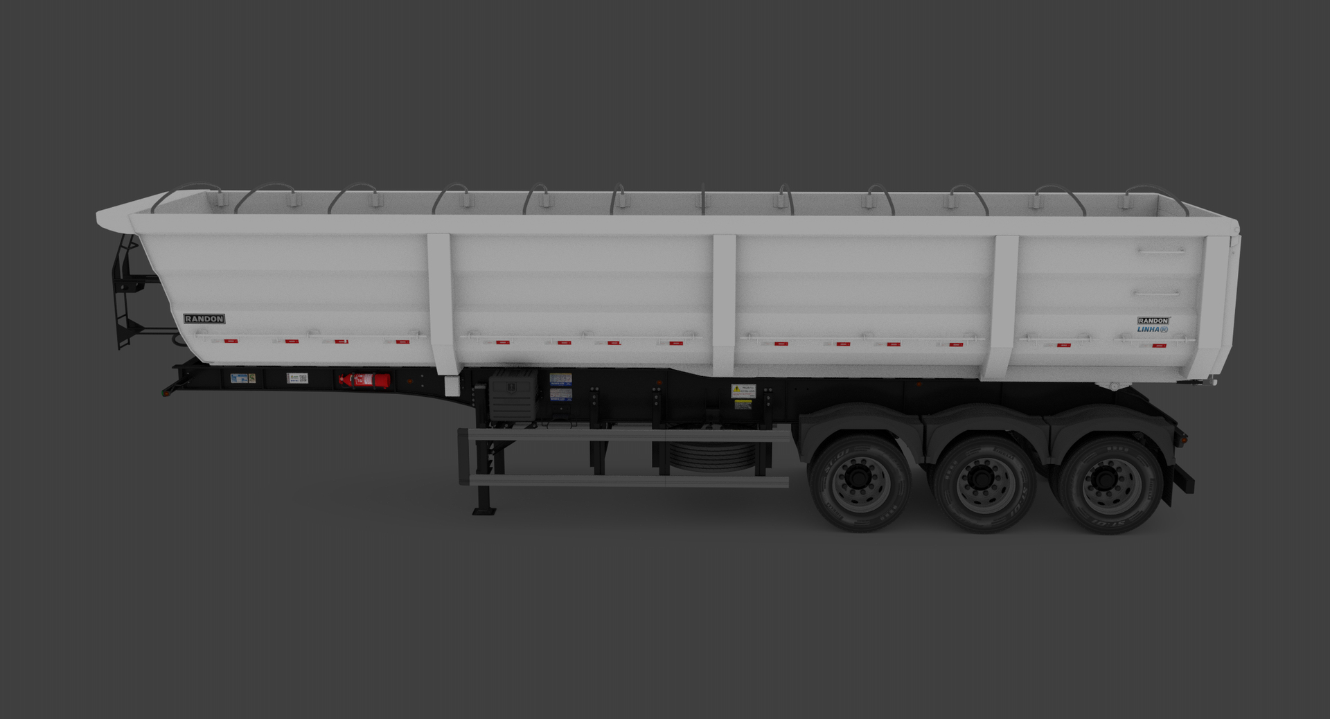 Dump trailer randon 2016 3D model - TurboSquid 1220666