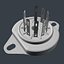 Vacuum Tube Socket 12ax7 3ds