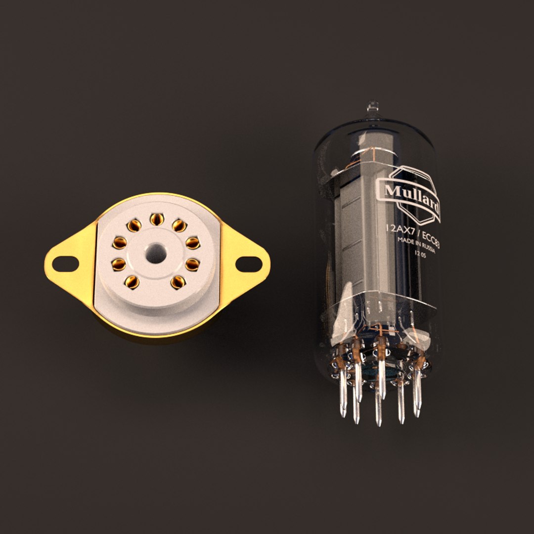 Vacuum Tube Socket 12ax7 3ds
