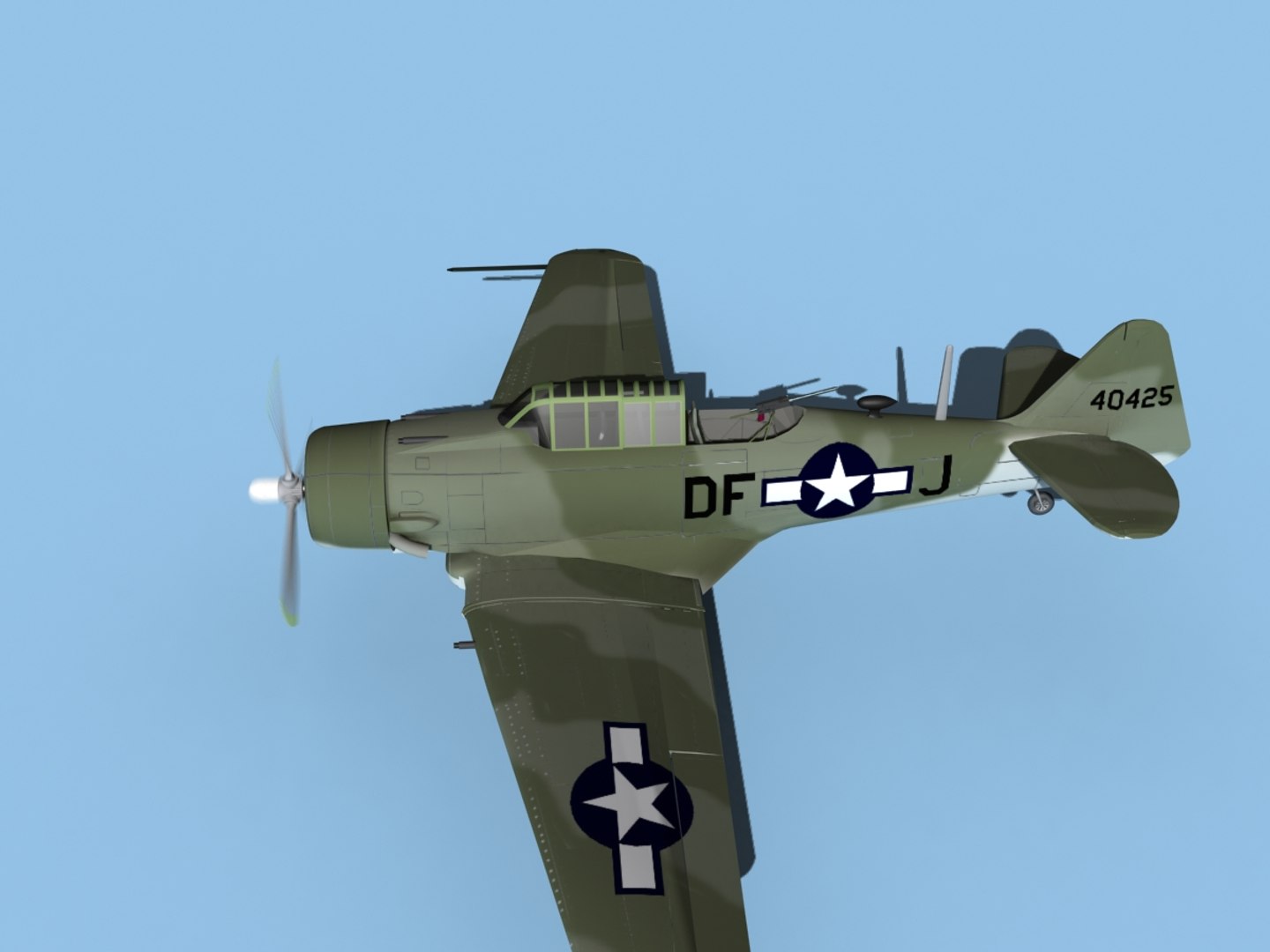 At-6 texan north american 3D - TurboSquid 1489330