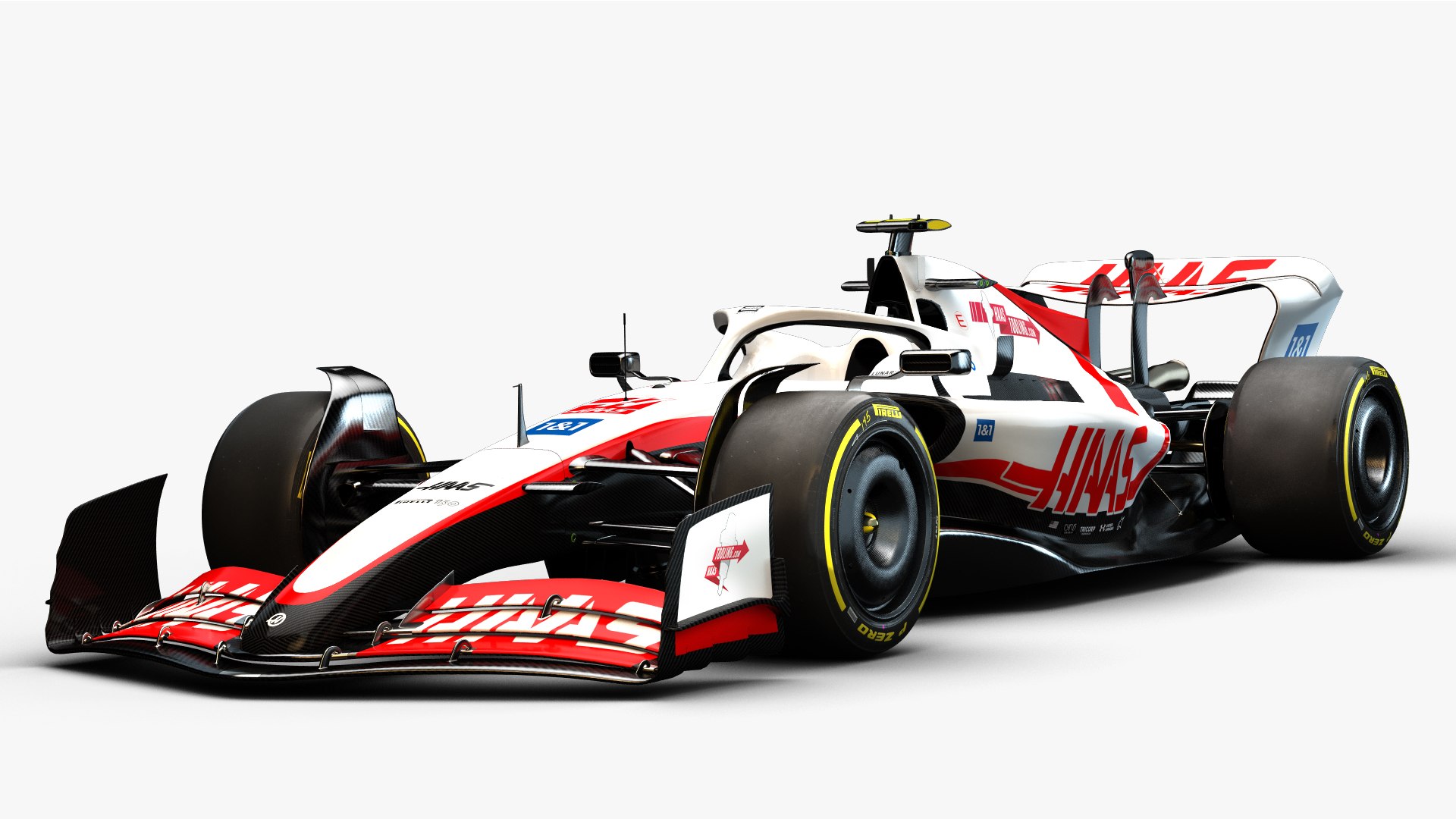 F1 Haas VF22 2022 Update 3D model - TurboSquid 1956682