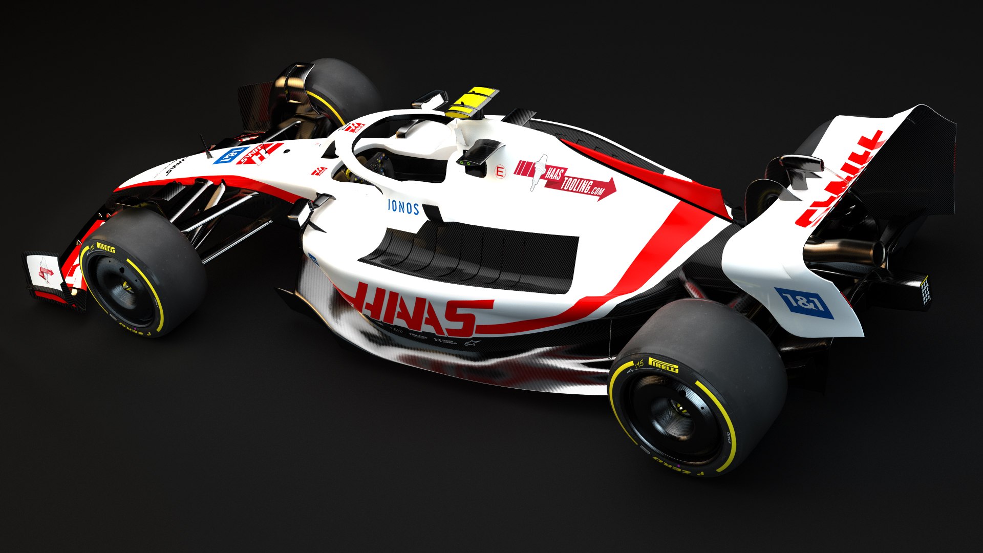 F1 Haas VF22 2022 Update 3D model - TurboSquid 1956682