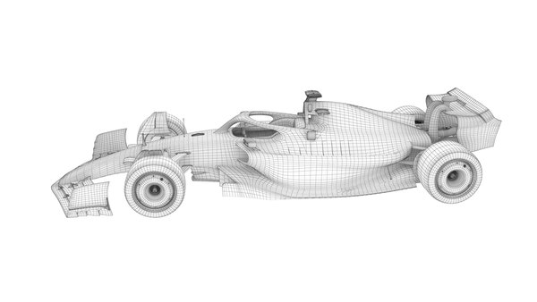 modelo 3d Actualización de F1 Haas VF22 2022 - TurboSquid 1956682