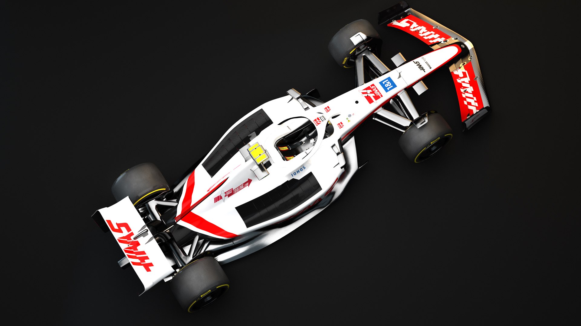 F1 Haas VF22 2022 Update 3D Model - TurboSquid 1956682