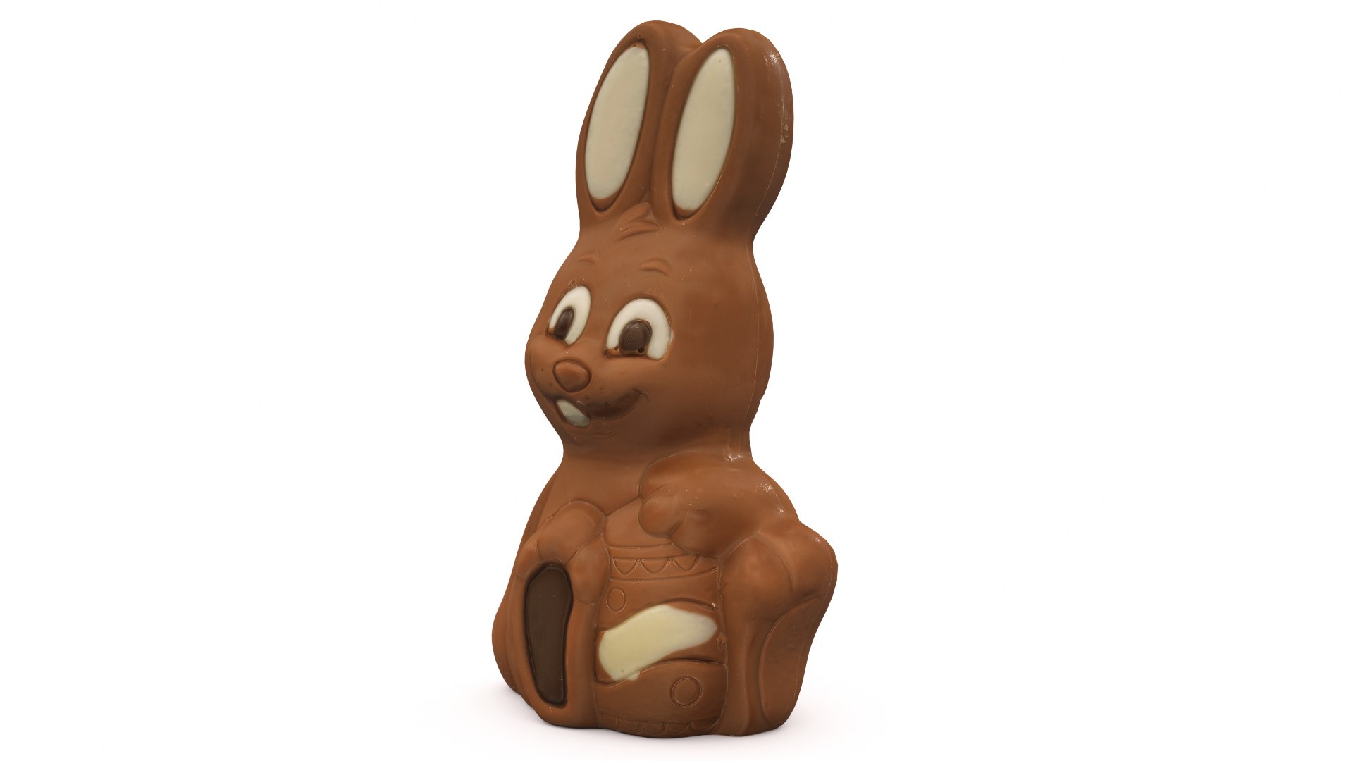Free Chocolate Easter Bunny 3D Model - TurboSquid 1530460