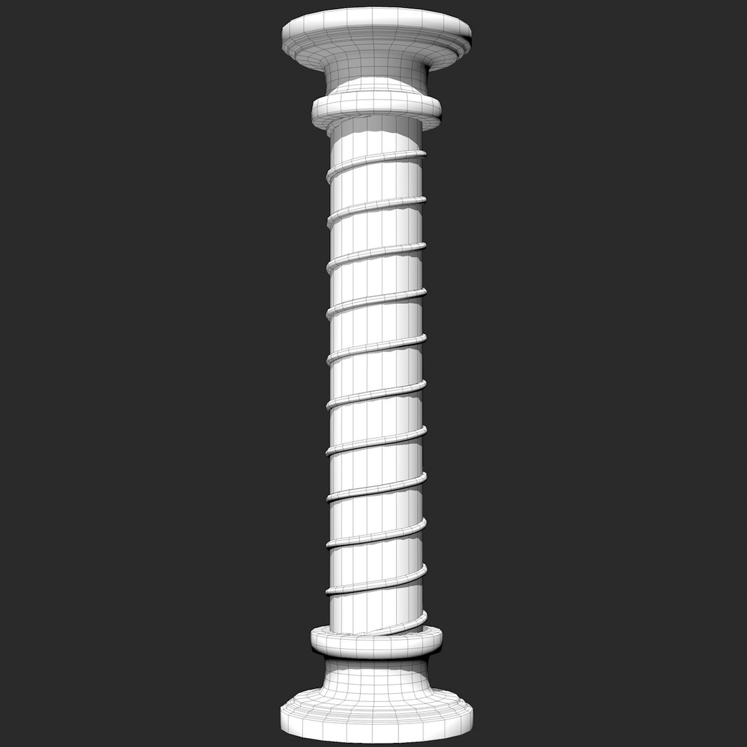 3d Model Column