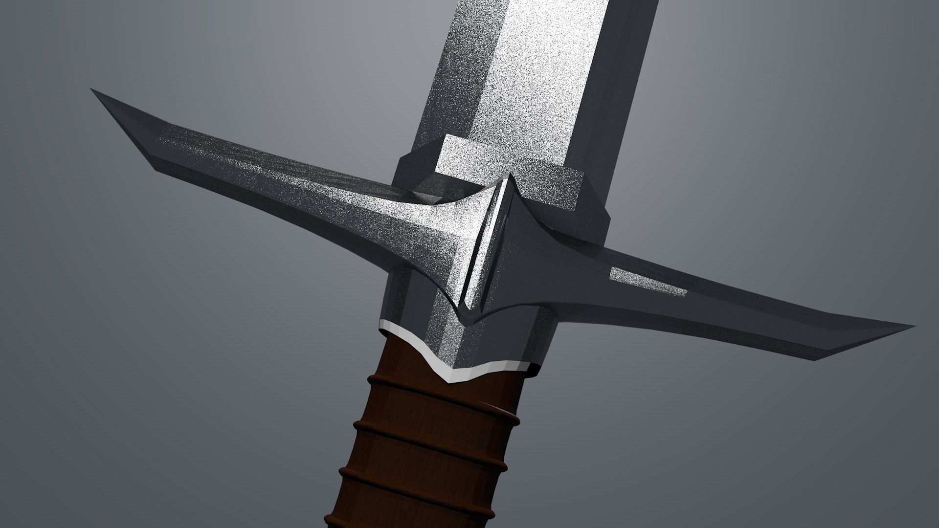 3d Model Cool Sword
