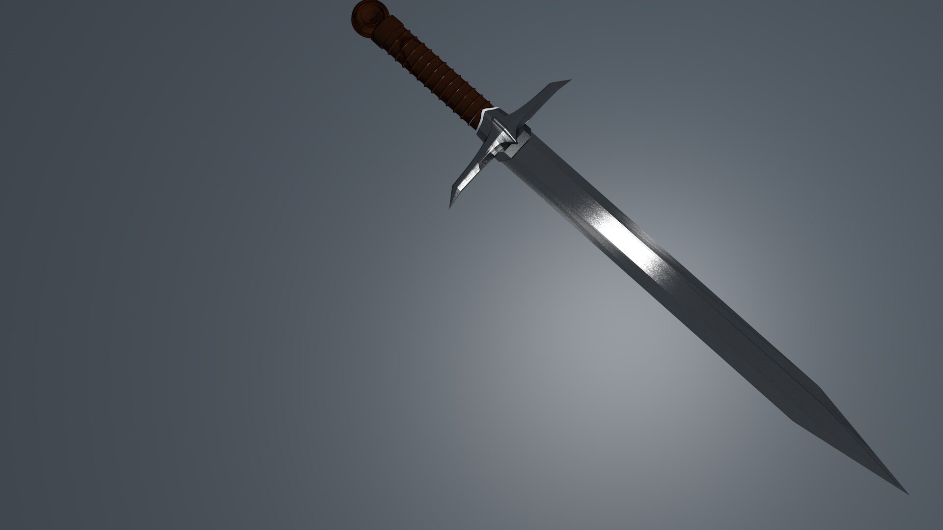 3d Model Cool Sword
