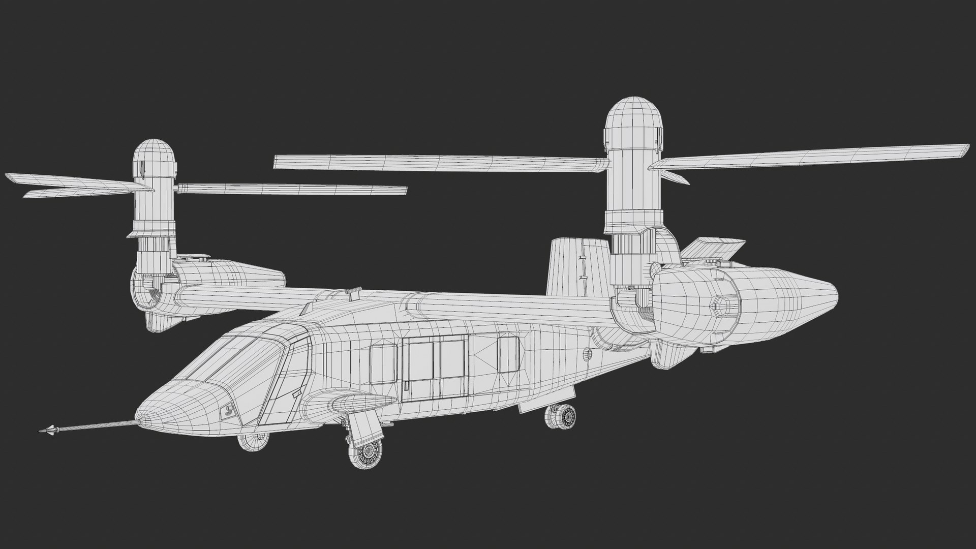 3D Bell V-280 Valor Tiltrotor PBR - TurboSquid 2080602