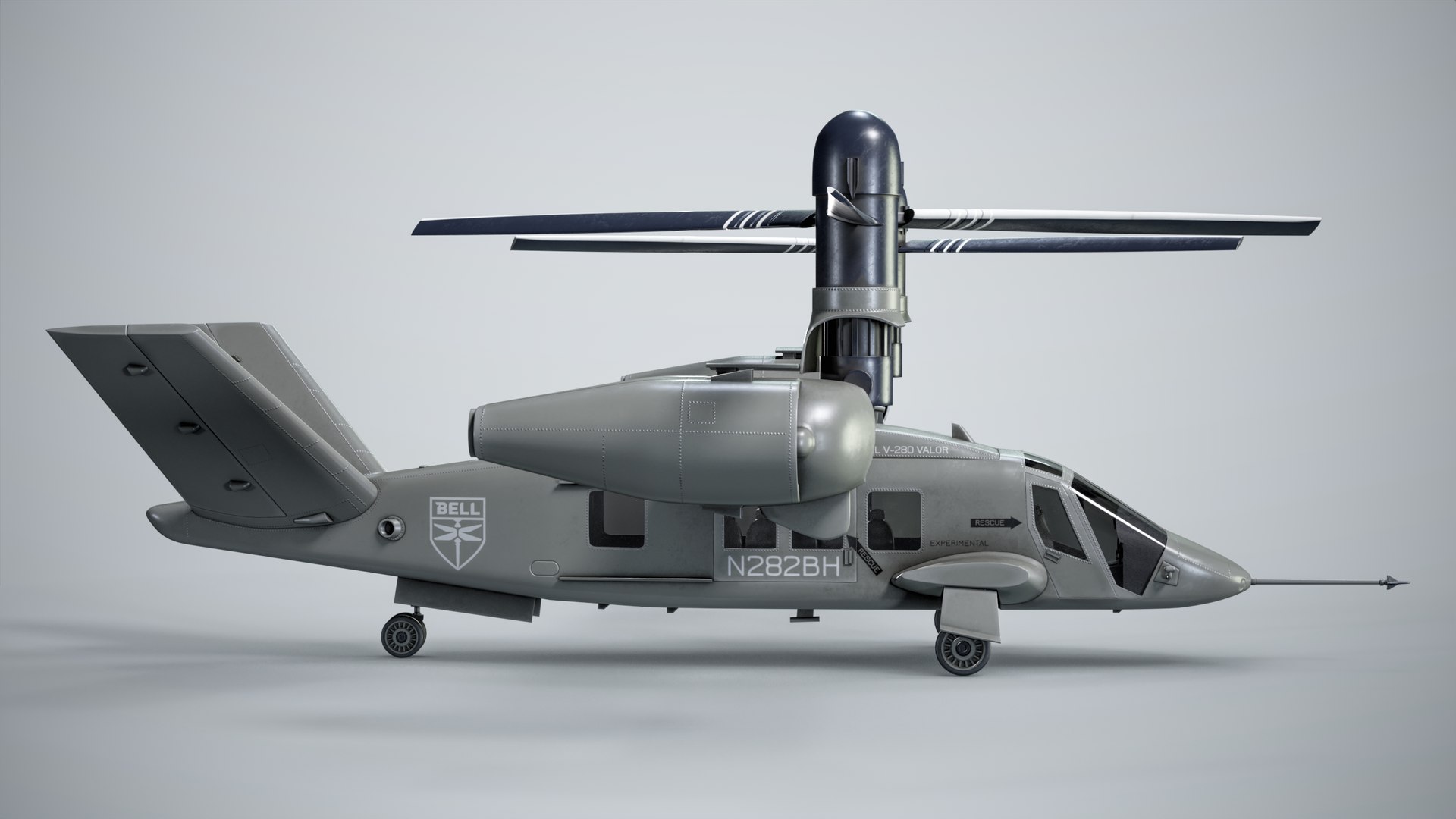 3D Bell V-280 Valor Tiltrotor PBR - TurboSquid 2080602