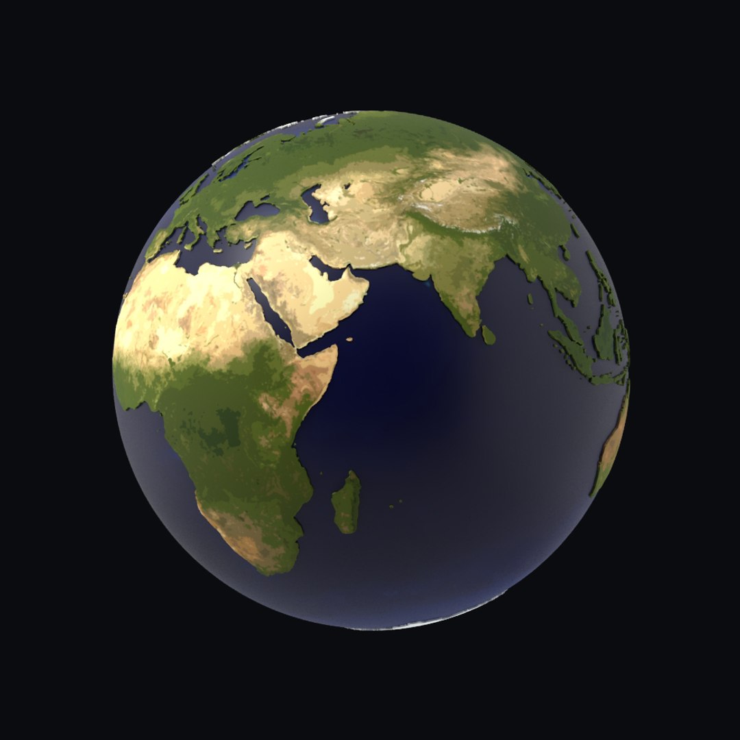 3D Earth Graphic - TurboSquid 1383993