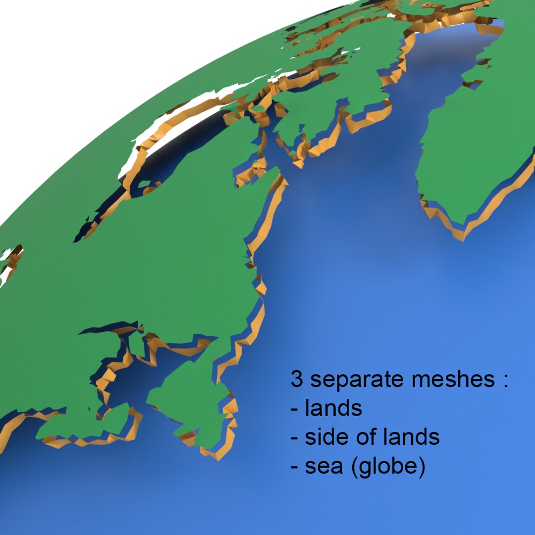 3D earth graphic - TurboSquid 1383993