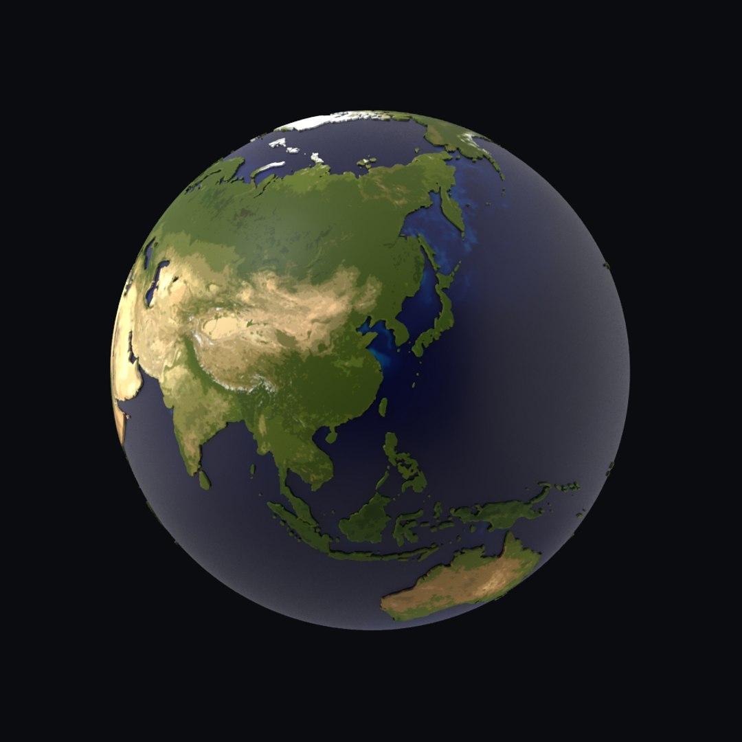3D Earth Graphic - TurboSquid 1383993