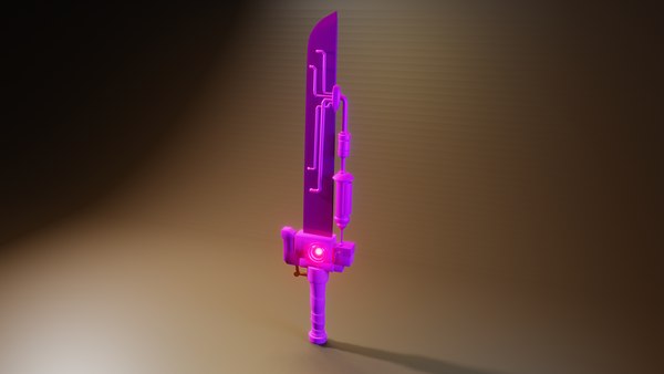 Cyberpunk Style SteamPunk Sword model - TurboSquid 1830977