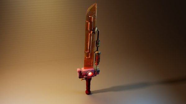 Cyberpunk Style SteamPunk Sword model - TurboSquid 1830977