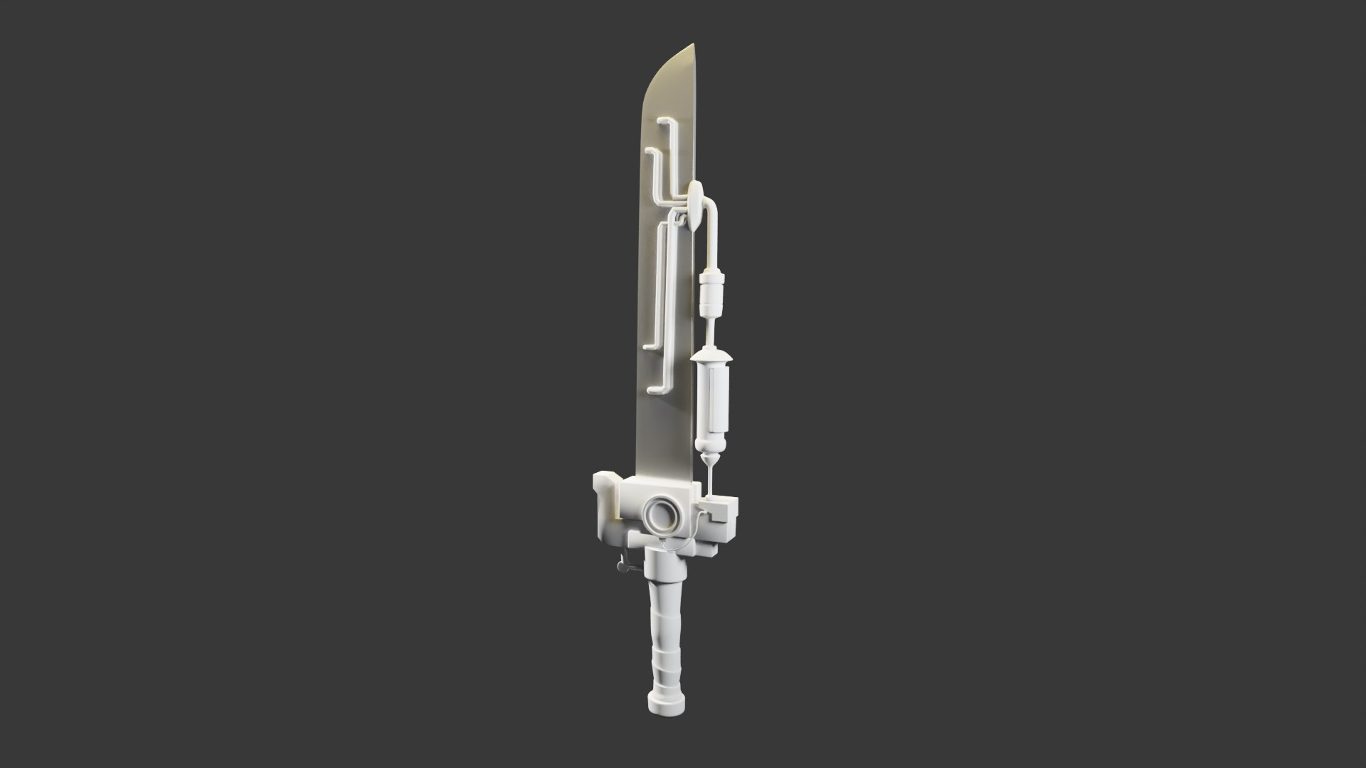 Cyberpunk Style SteamPunk Sword Model - TurboSquid 1830977