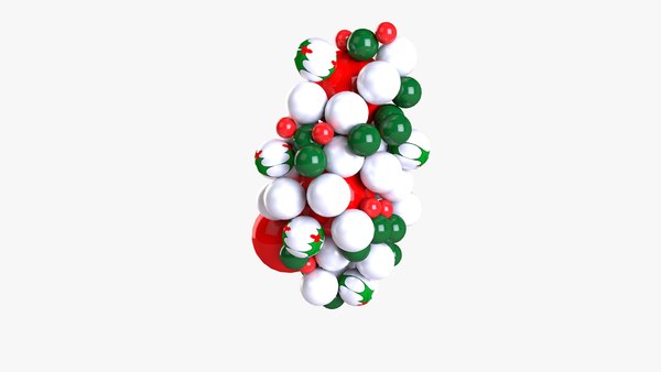 Balloon Arch Christmas Decoration 3D model - TurboSquid 1959278