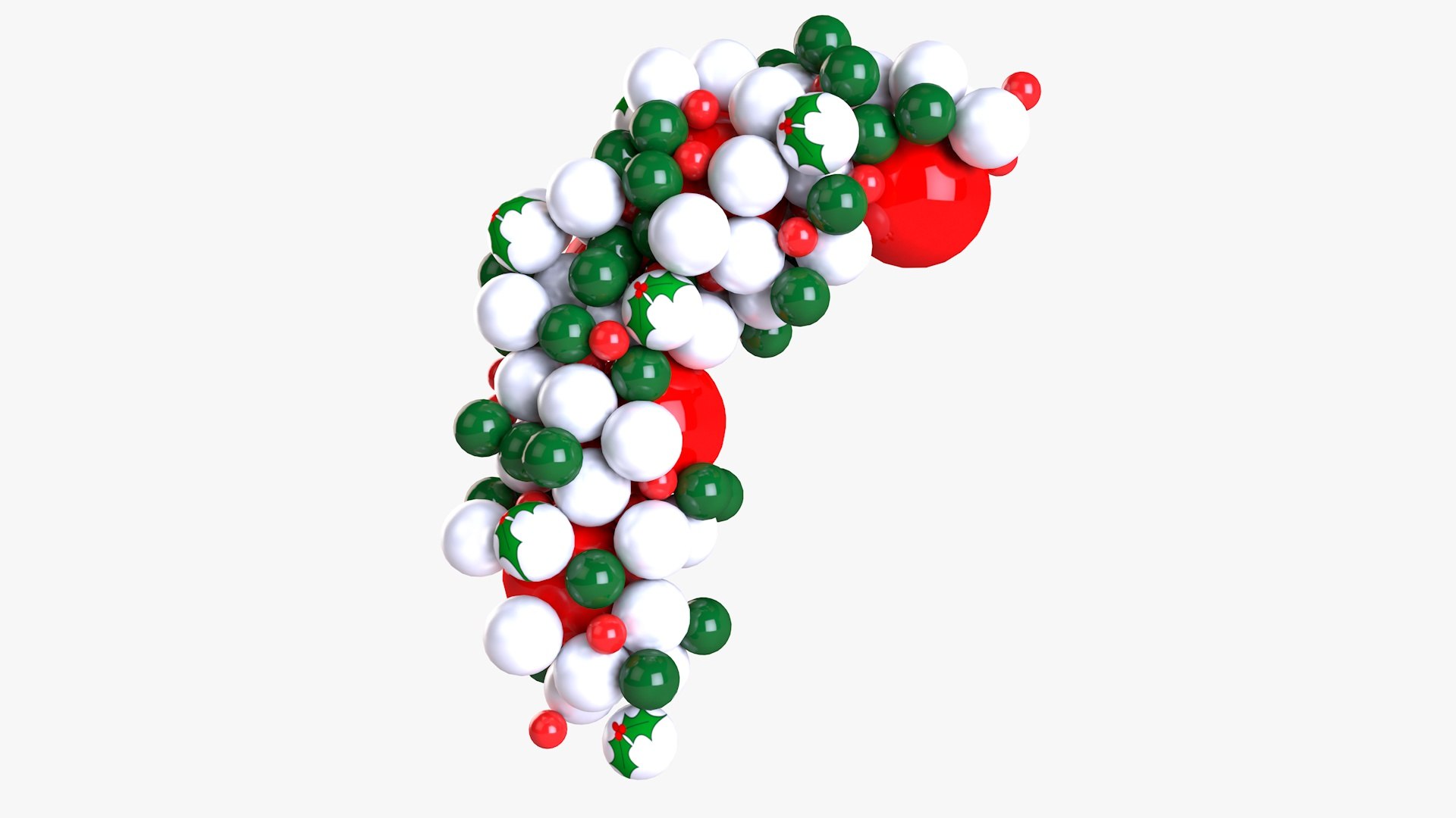 Balloon Arch Christmas Decoration 3D model - TurboSquid 1959278