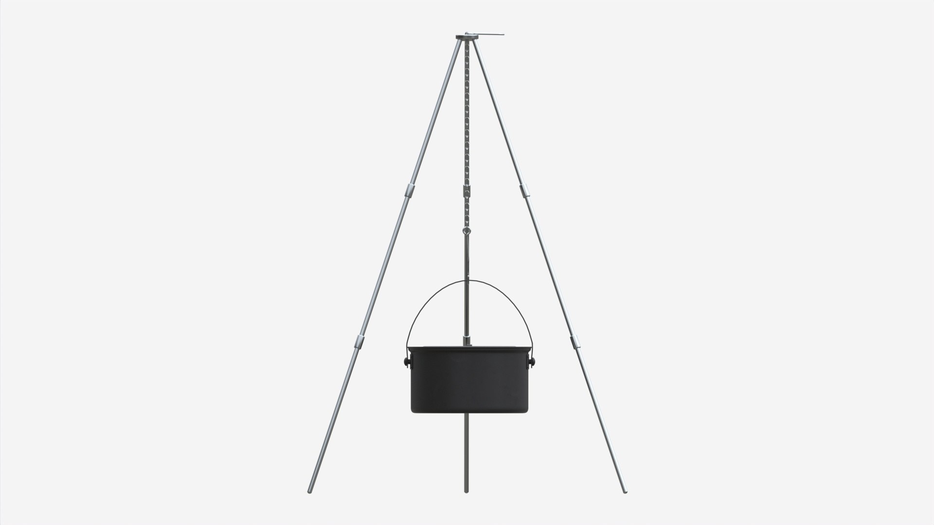 3D Cooking Tripod With Pot Model - TurboSquid 1968618