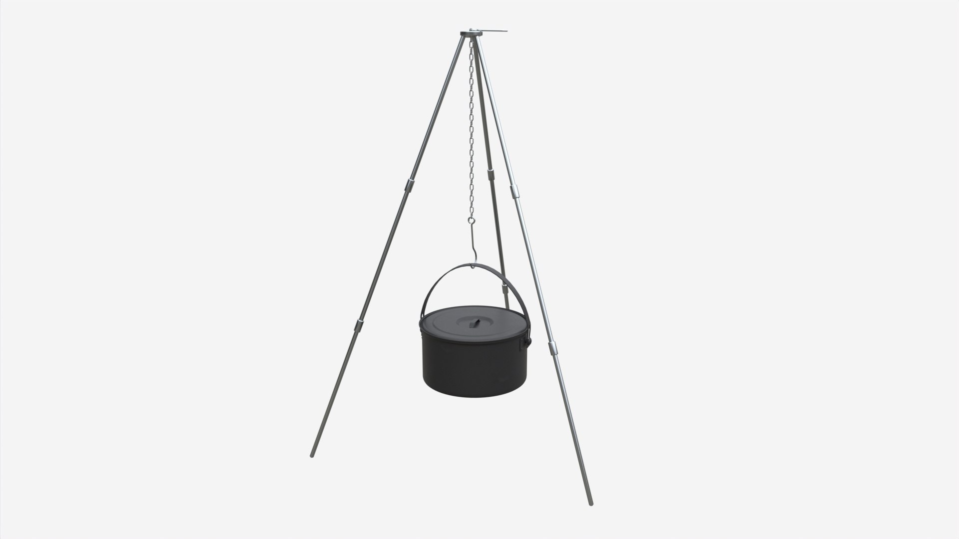 3D Cooking Tripod With Pot Model - TurboSquid 1968618