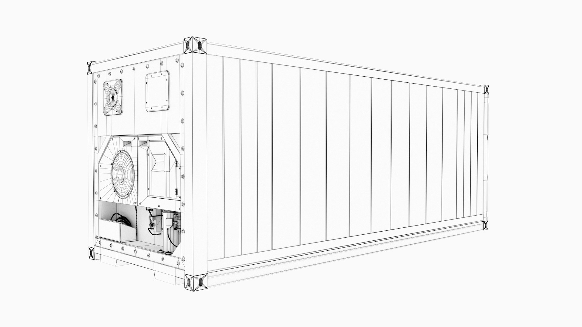 20 Feet MSC Shipping Container Reefer CARRIER 3D Model - TurboSquid 2202913