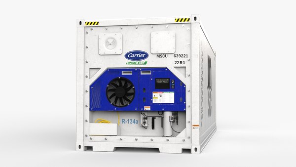 modelo 3d Contenedor frigorífico MSC de 20 pies CARRIER - TurboSquid ...