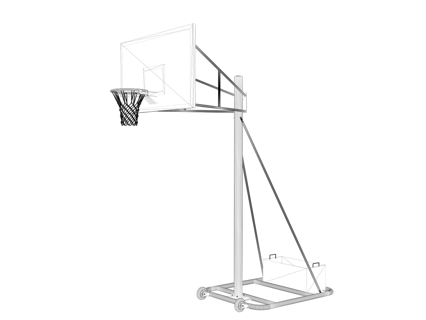 Basketball Stand 3D Model - TurboSquid 1489765