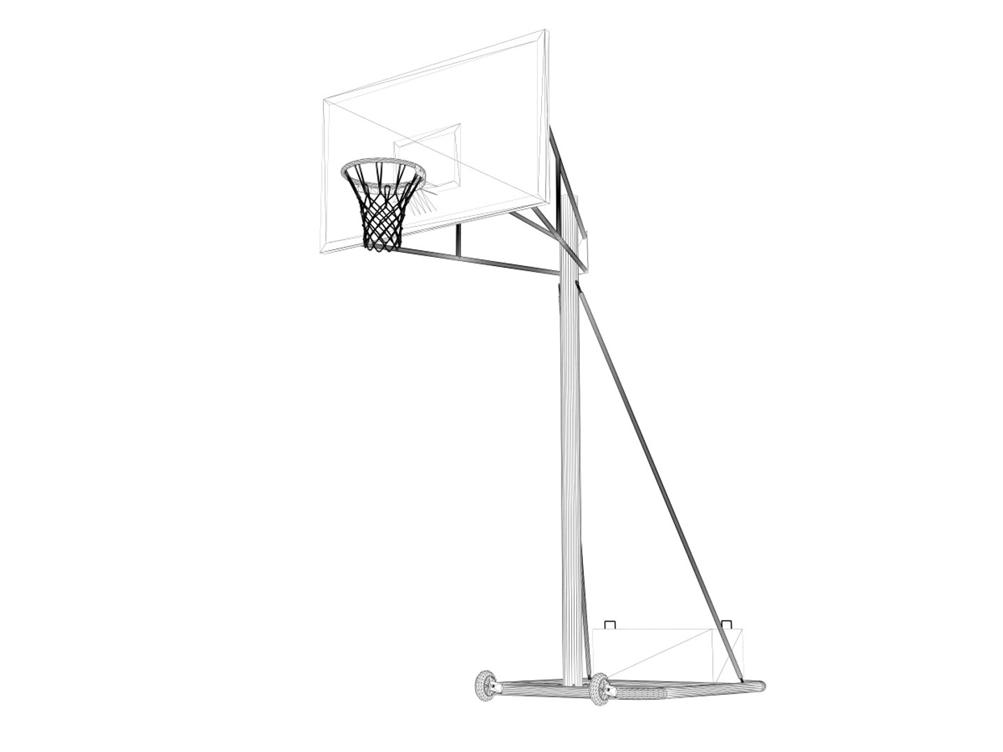 Basketball Stand 3D Model - TurboSquid 1489765