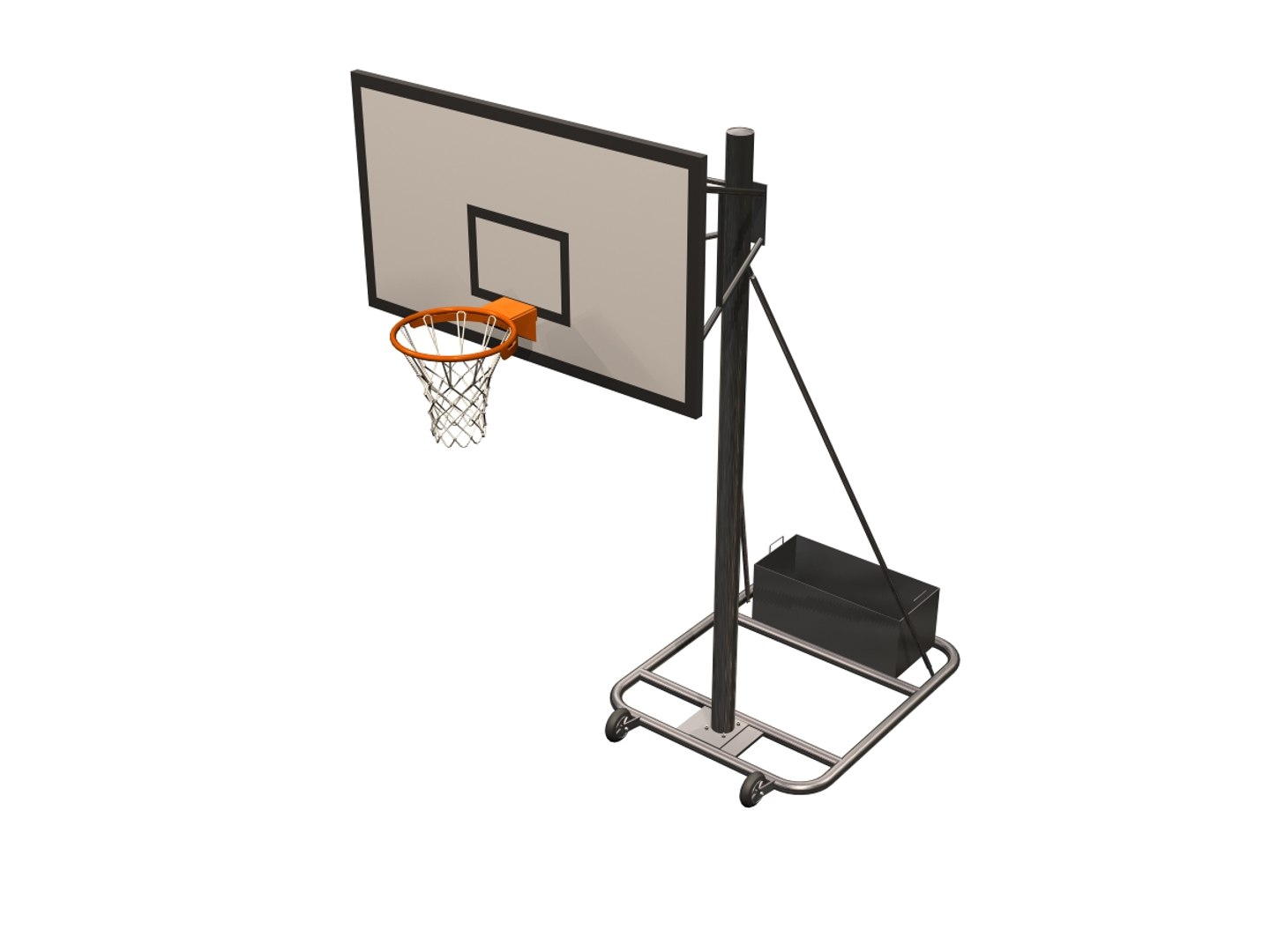 Basketball Stand 3D Model - TurboSquid 1489765