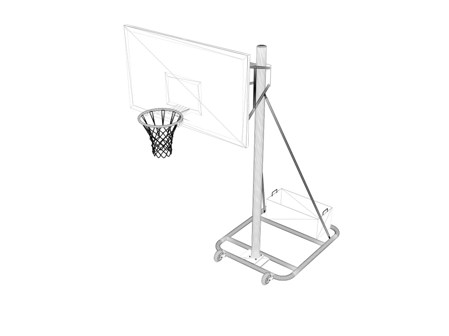 Basketball Stand 3D Model - TurboSquid 1489765
