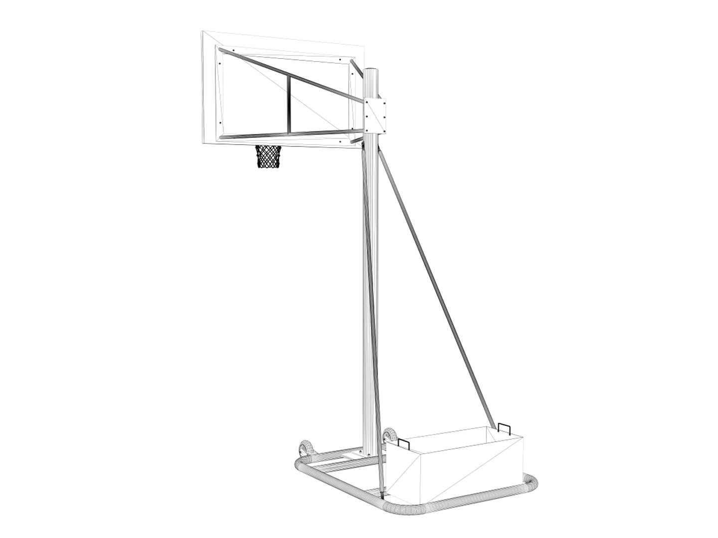 Basketball Stand 3D Model - TurboSquid 1489765