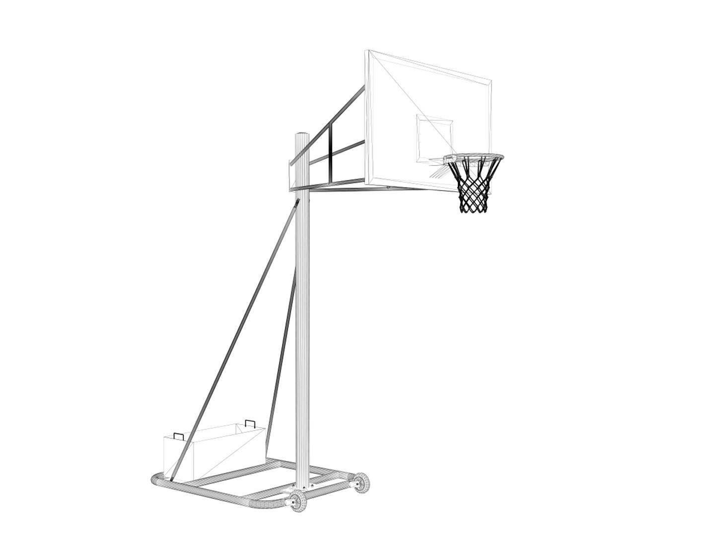 Basketball Stand 3D Model - TurboSquid 1489765