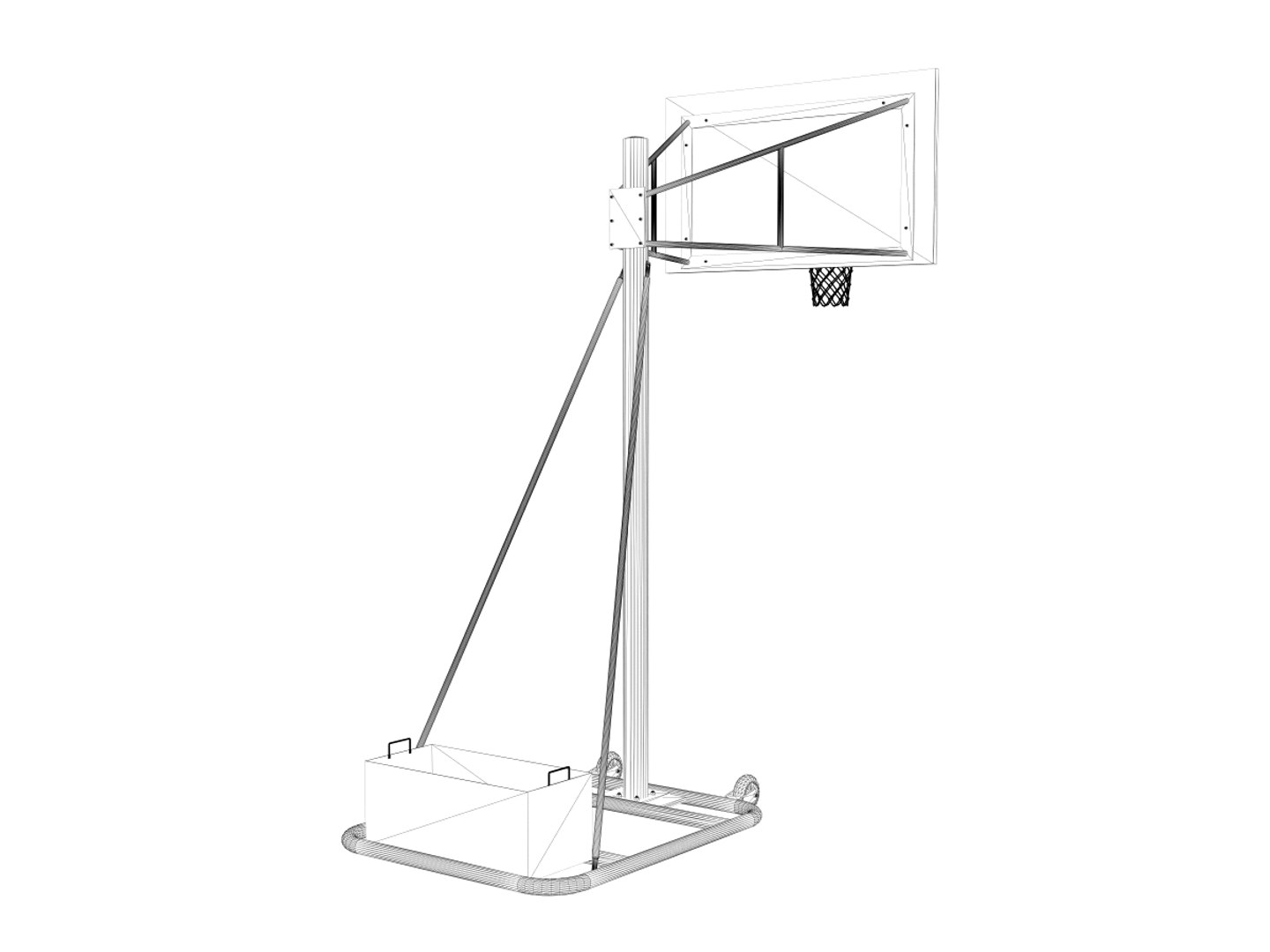 Basketball Stand 3D Model - TurboSquid 1489765