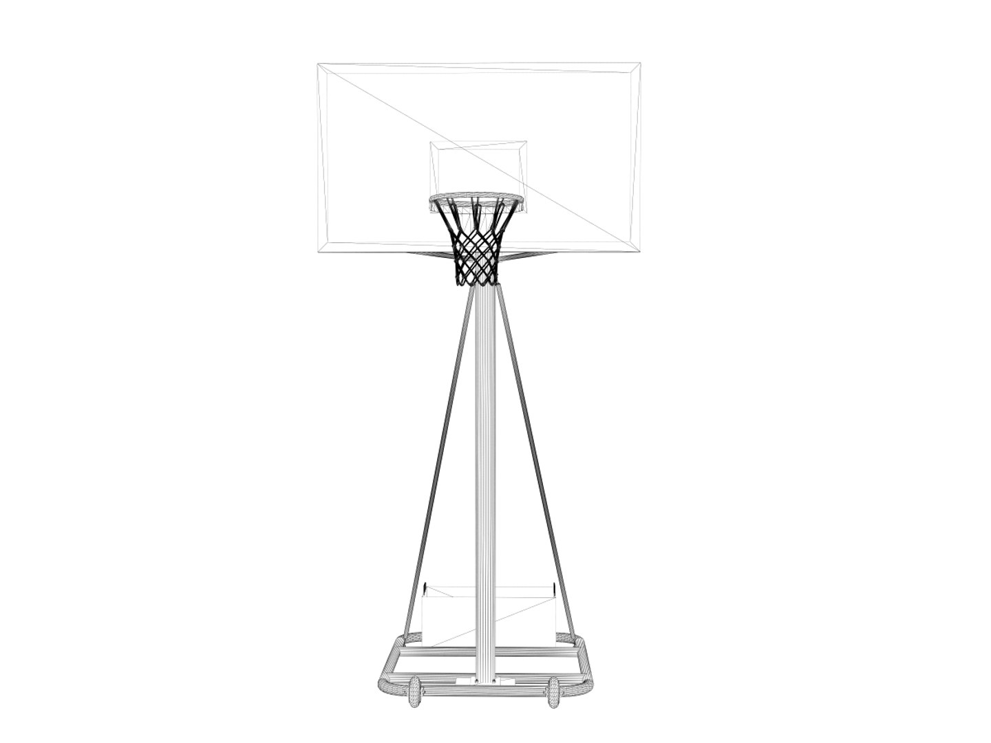 Basketball Stand 3D Model - TurboSquid 1489765