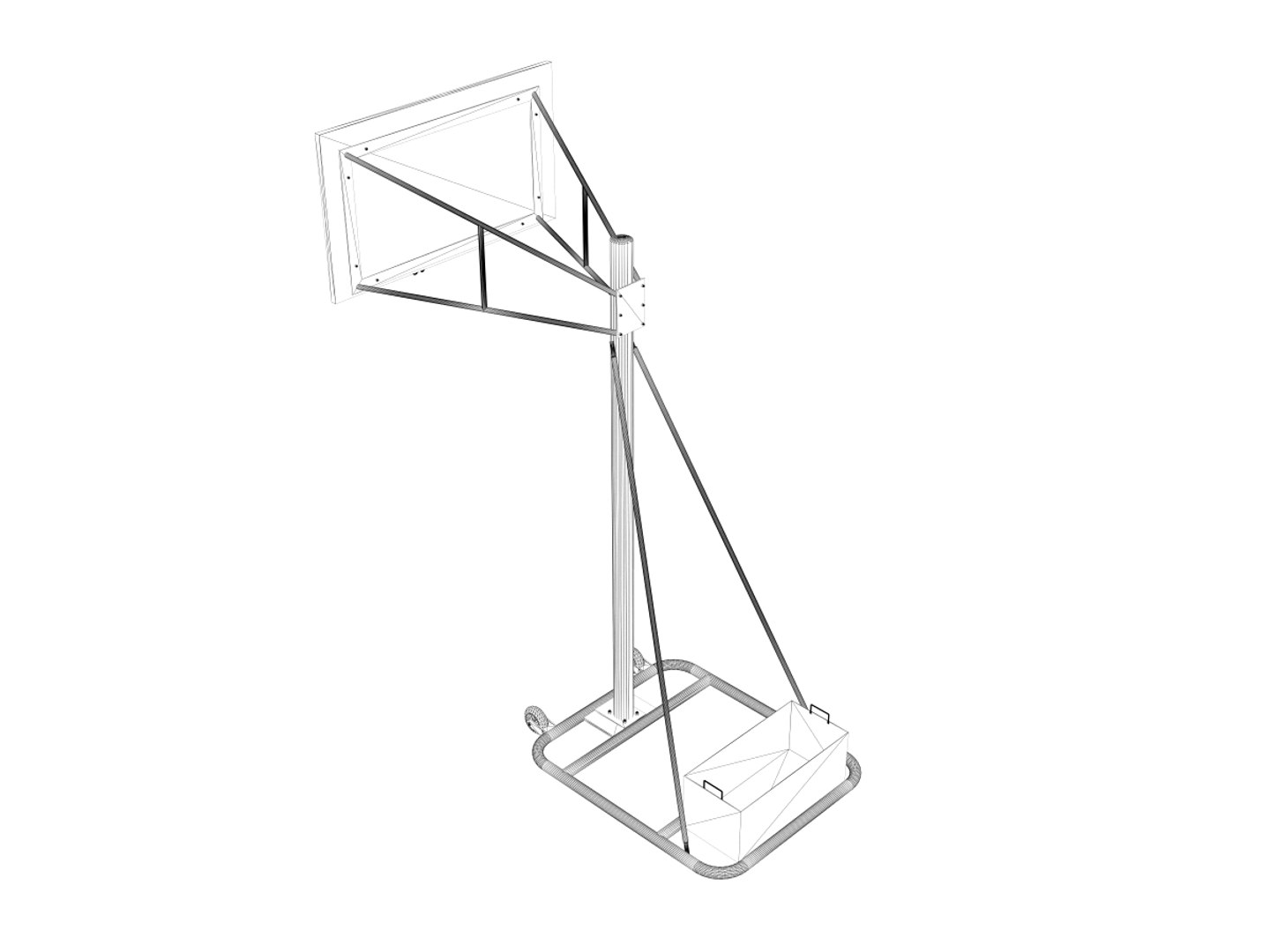 Basketball Stand 3D Model - TurboSquid 1489765