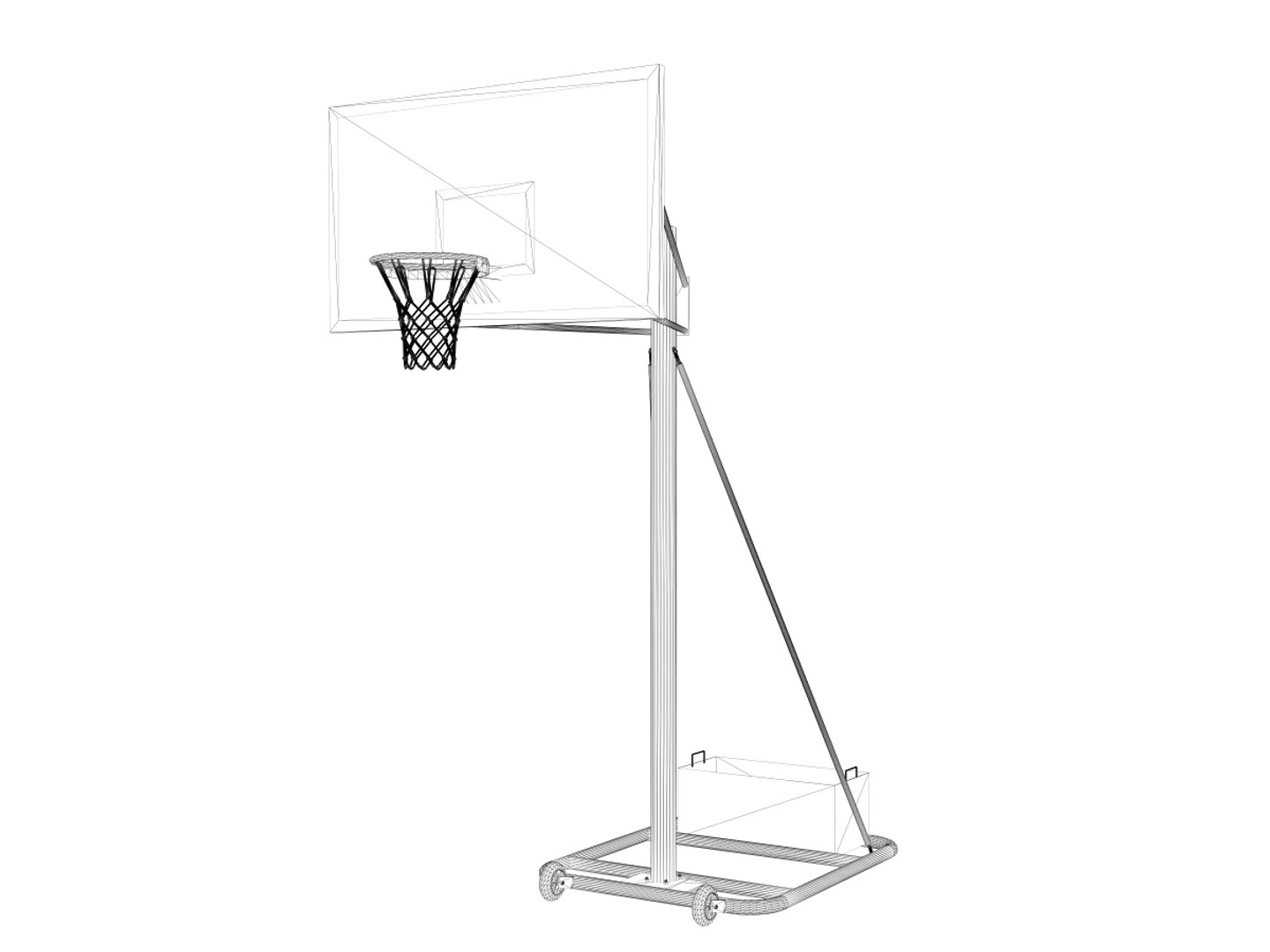 Basketball Stand 3D Model - TurboSquid 1489765