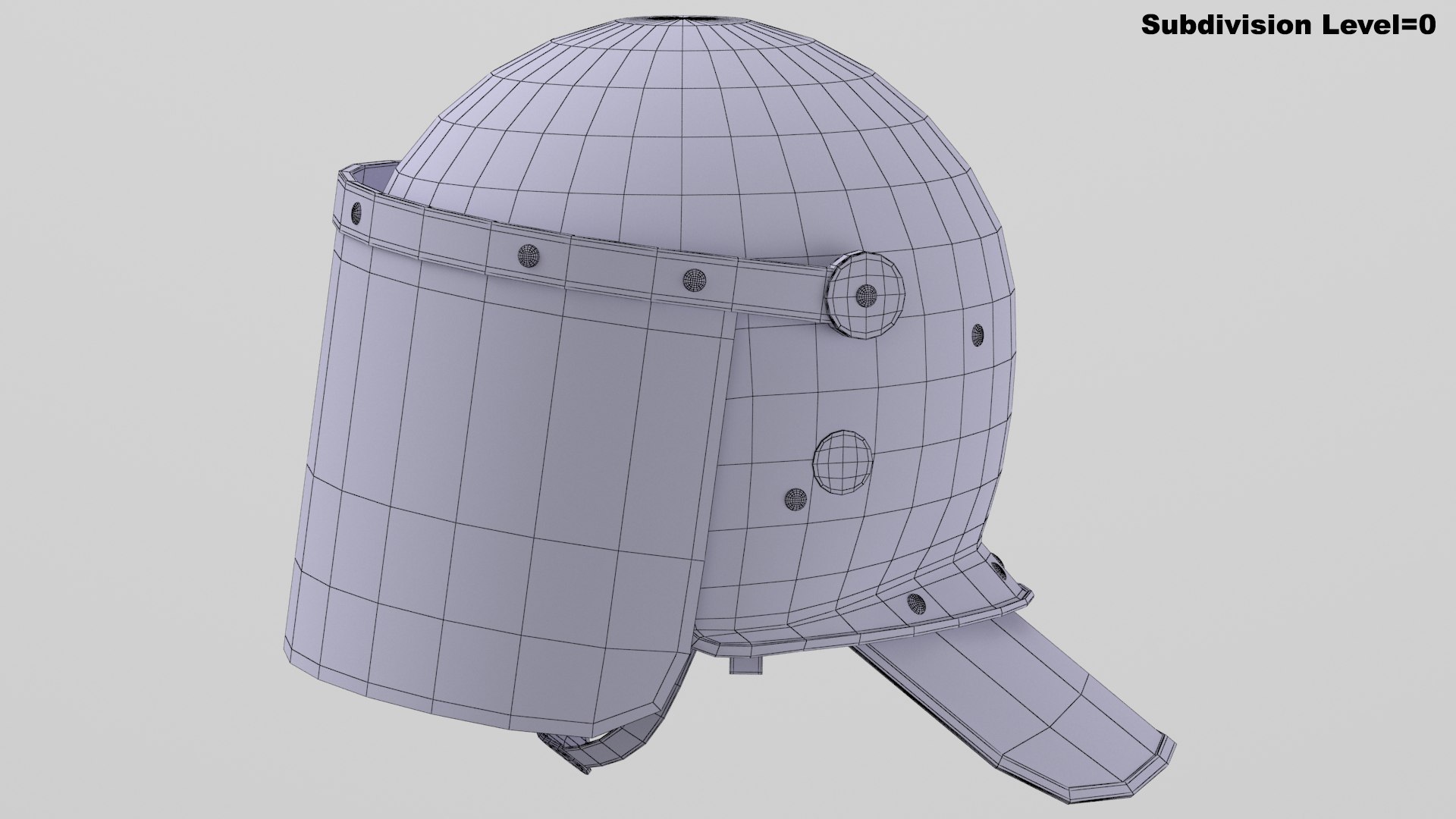 3D Riot Helmet 03 Model - TurboSquid 1873324